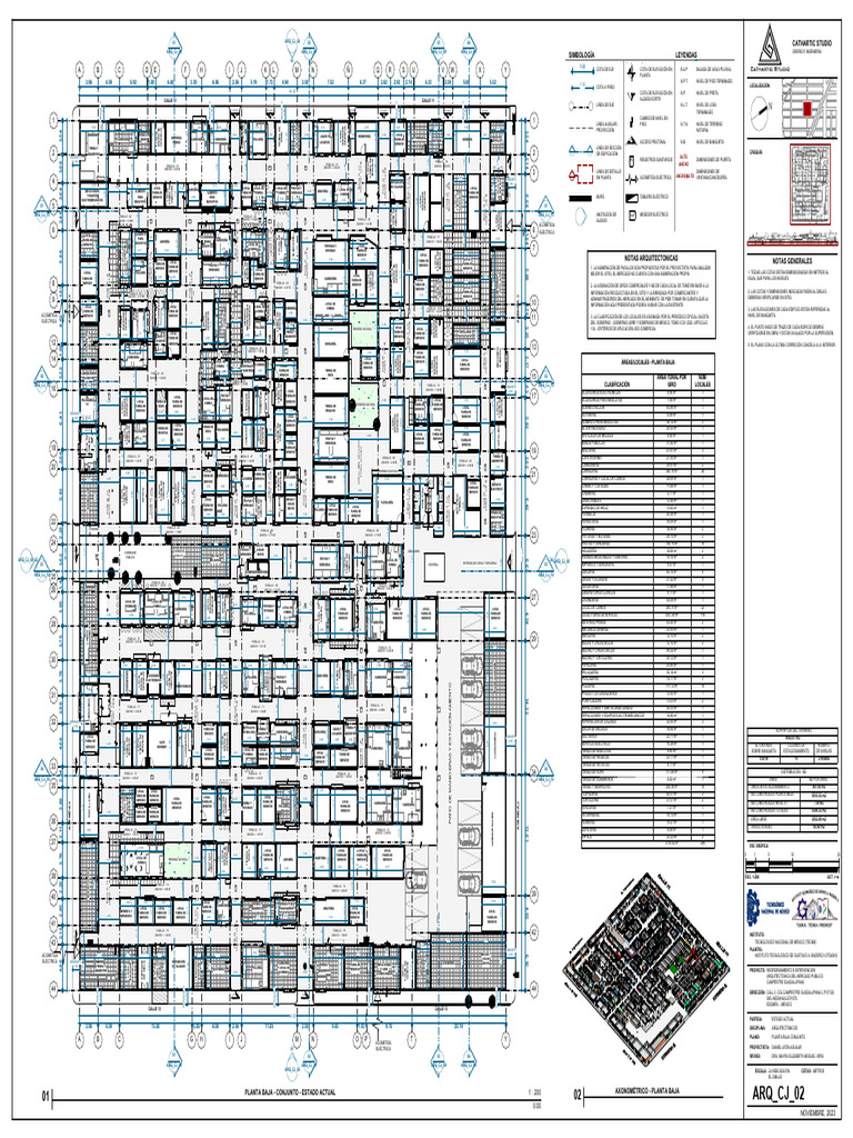 Arq - CJ - 02 - Planta Baja Conjunto | PDF
