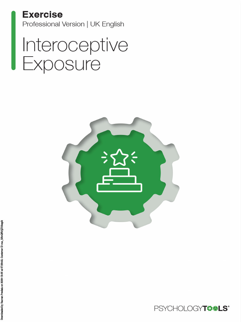 Interoceptive-Exposure Lang Eng-Gb Format Professional | PDF | Anxiety ...