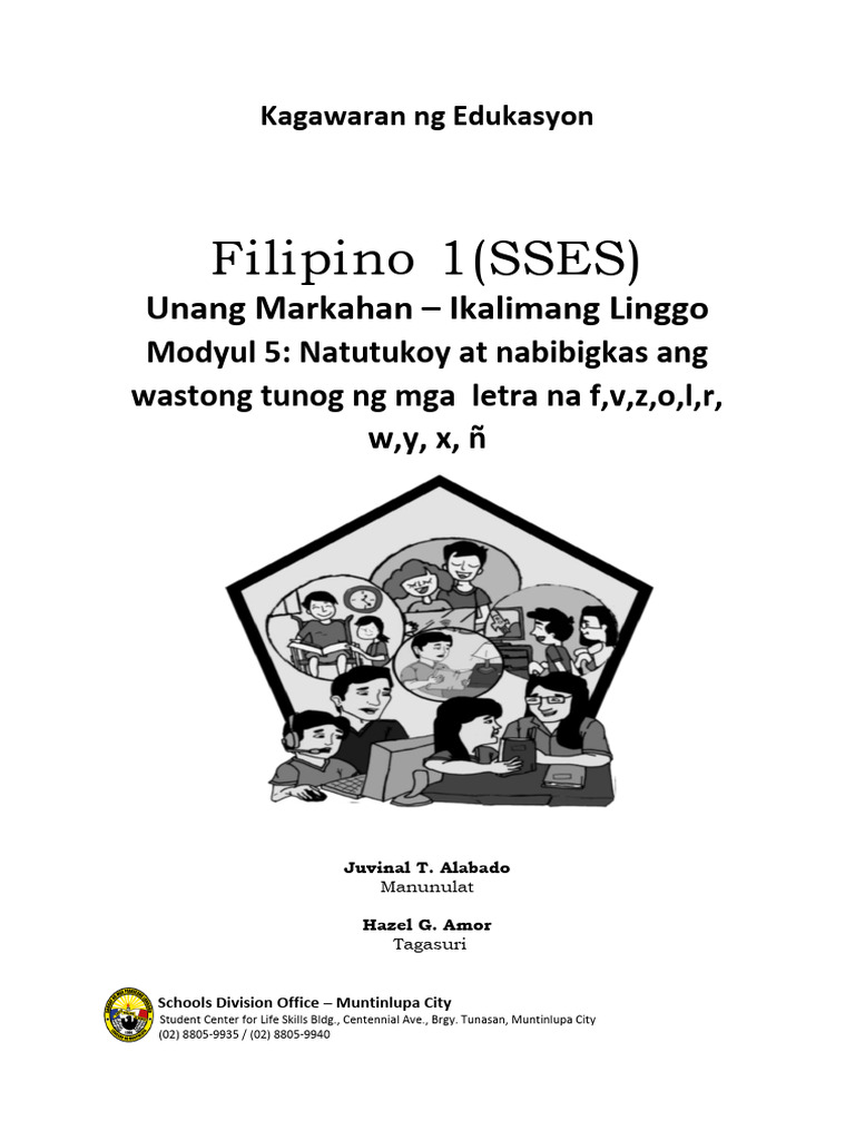 Filipino PES Module 5 grd.1 SSES | PDF