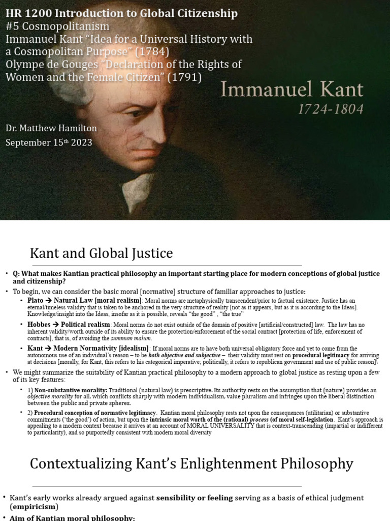 5 Kant | PDF | Immanuel Kant | Morality