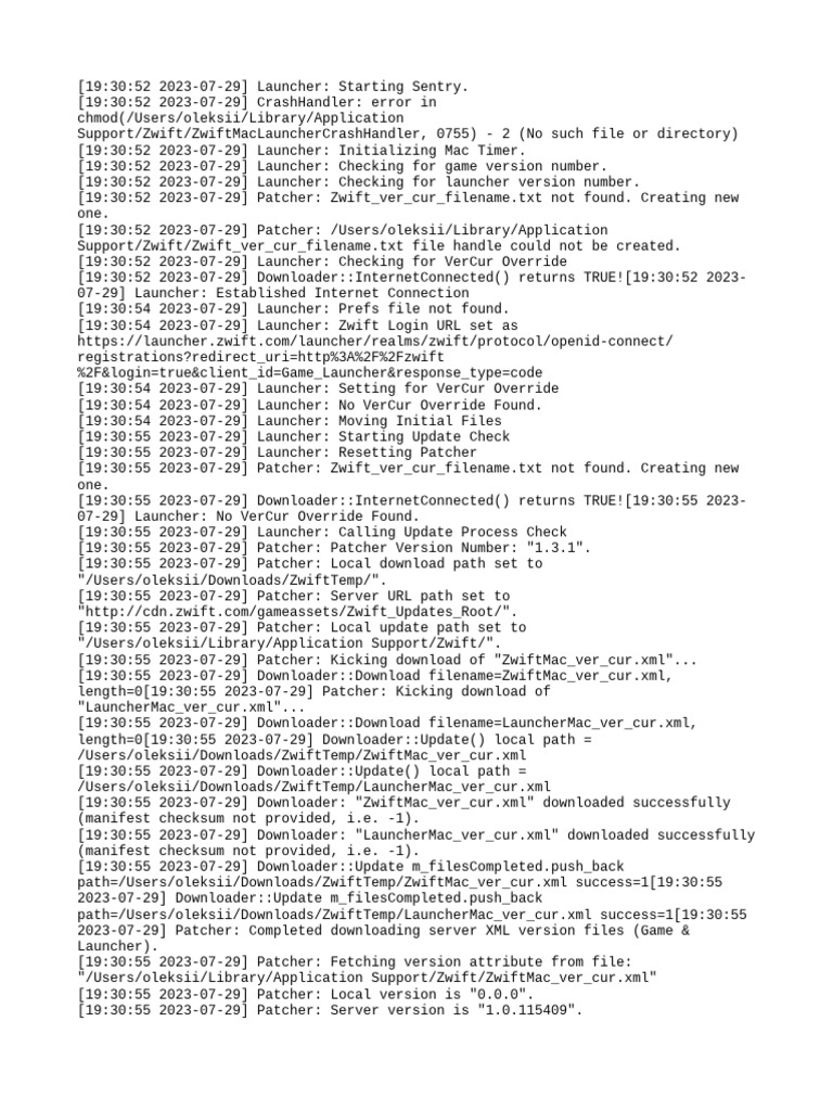 Launcher - Log (Old 6) | PDF | Web Server | Internet & Web