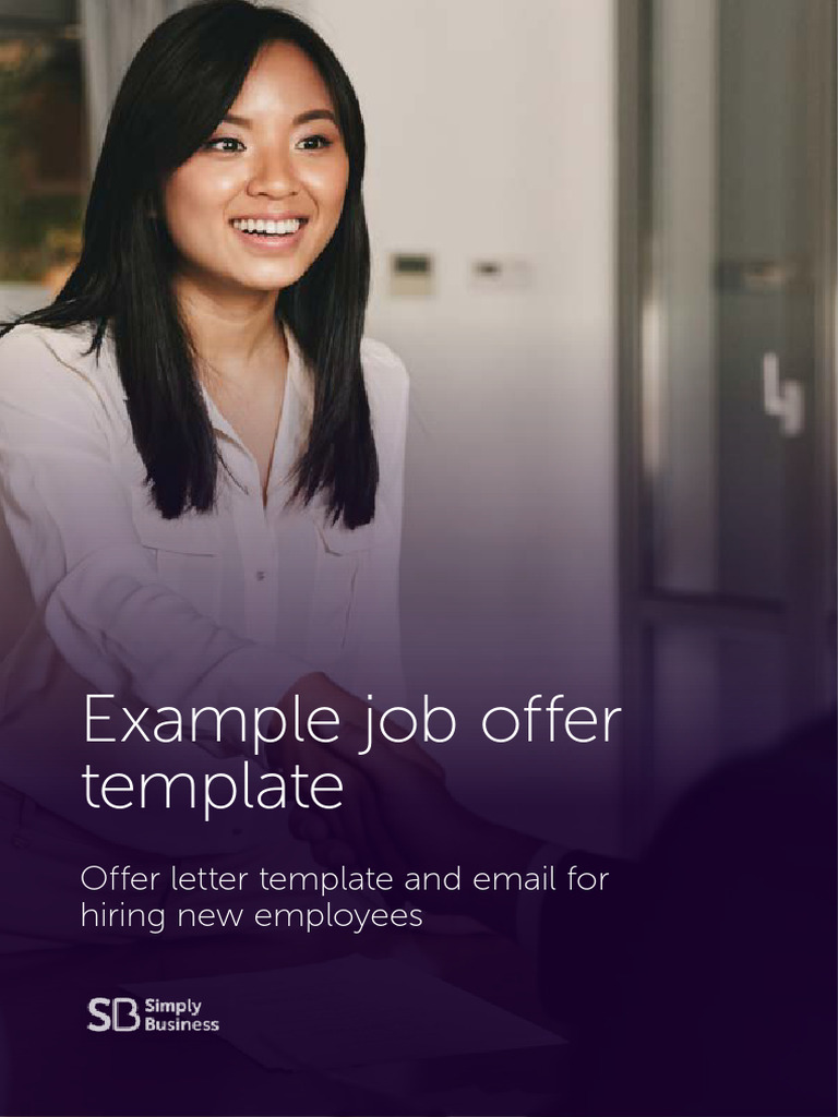 Example Job Offer Letter Template | Download Free PDF | Employment ...