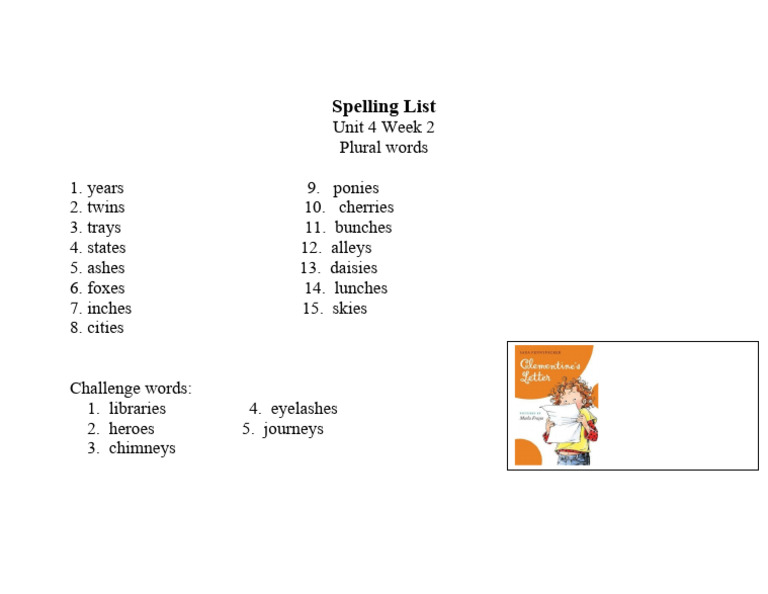 Wonders Spelling 4 | PDF