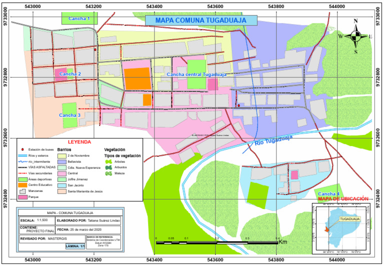 Mapa Comuna Tugaduaja | PDF