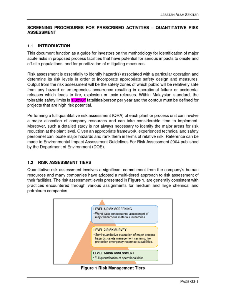 Appendix g.3 Qra Modelling r2 | PDF | Risk | Hazards