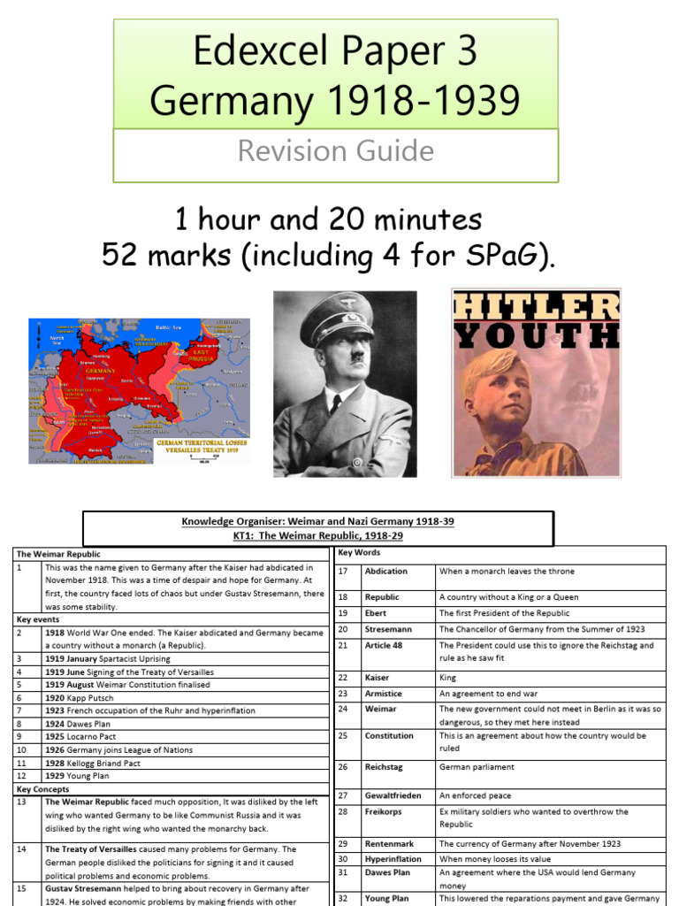 Garforth Academy Document | PDF | Weimar Republic | Adolf Hitler