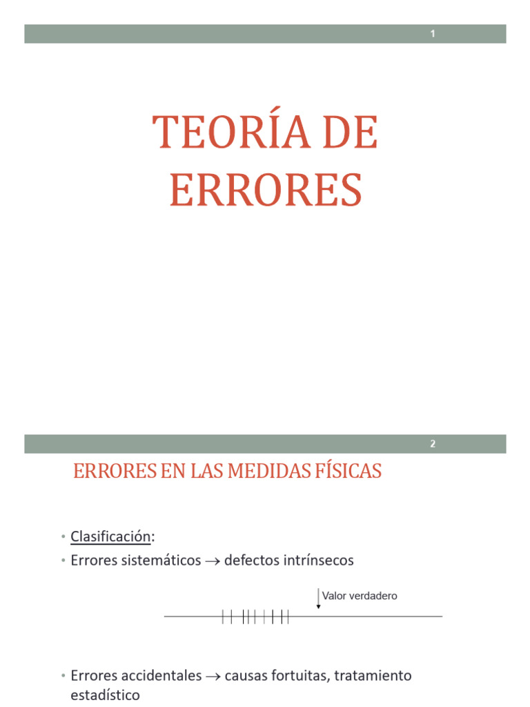 S01.1 - Error e Incertidumbre | PDF | Exactitud y precisión | Regresión lineal