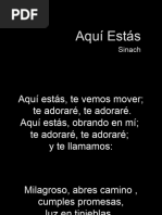 Milagroso Abres Camino: Letra y Mensaje | PDF