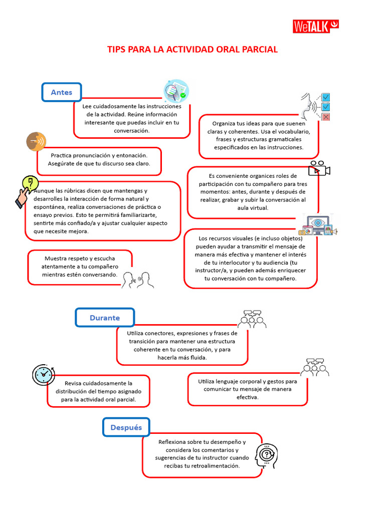 Tips For Midterm Oral Task | PDF | Comunicación humana | Comunicación
