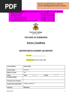 Route Card Template Completed | PDF