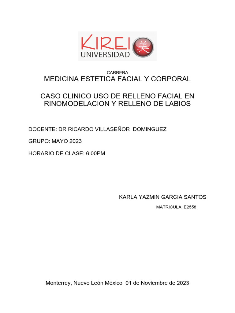 Rellenos Faciales Tarea | PDF