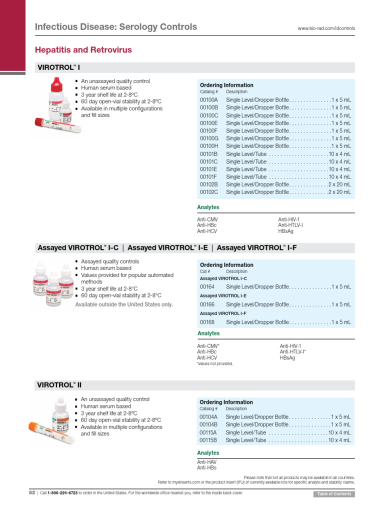 Serology Controls - Controles Internos | PDF | Serology | Immunoglobulin G