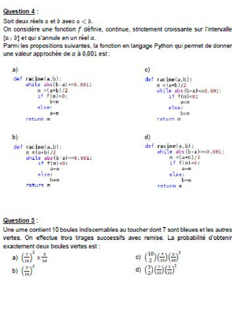 Bac Spe Maths 2023 Exo 1 Part 2 | PDF
