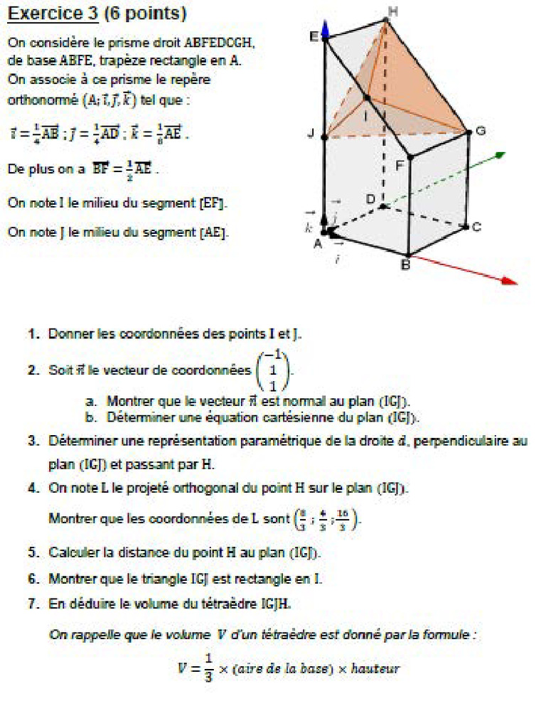 Bac Spe Maths 2023 Exo 3 Part 1 | PDF