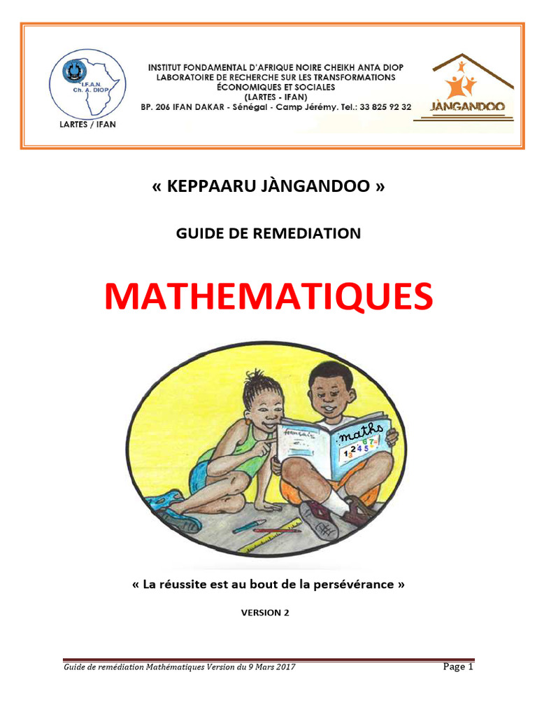Guide de Remediation Maths | PDF