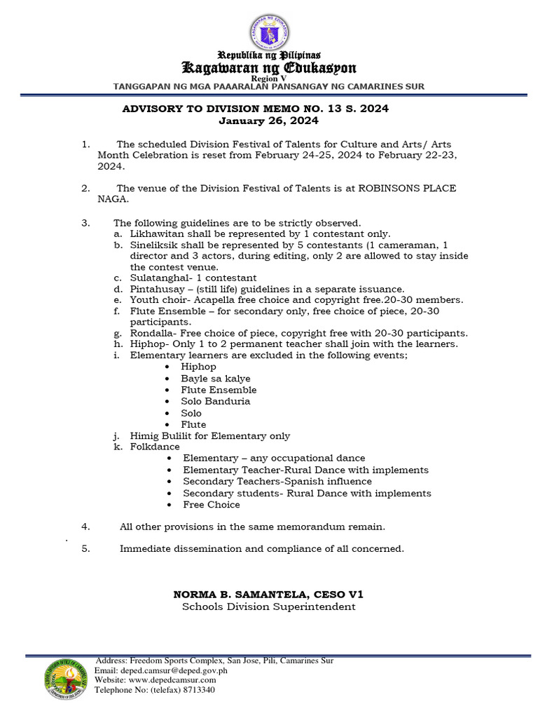 Advisory Dfot 2024 | PDF