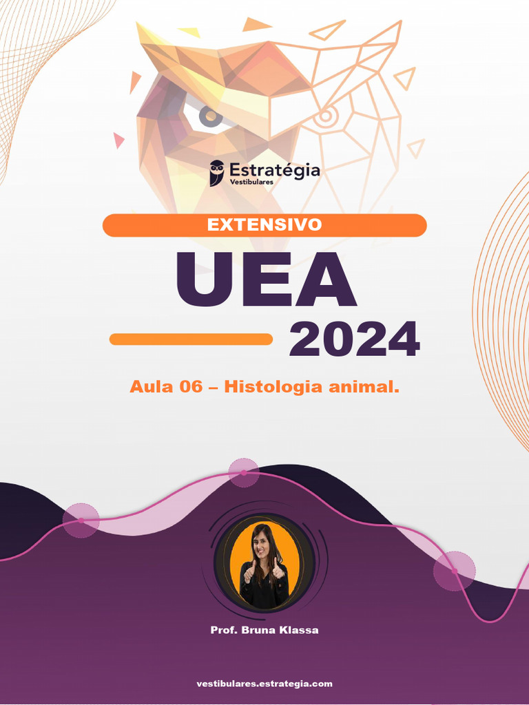 Aula 06 - Histologia Animal - UEA 2024 | PDF