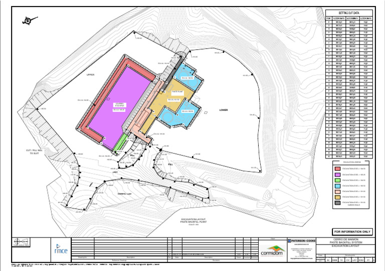 32-0486-10-CV-LAY-0002 Rev A - Excavation Layout 2 | PDF