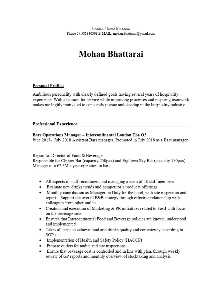 Nelson Bernardes CV | PDF