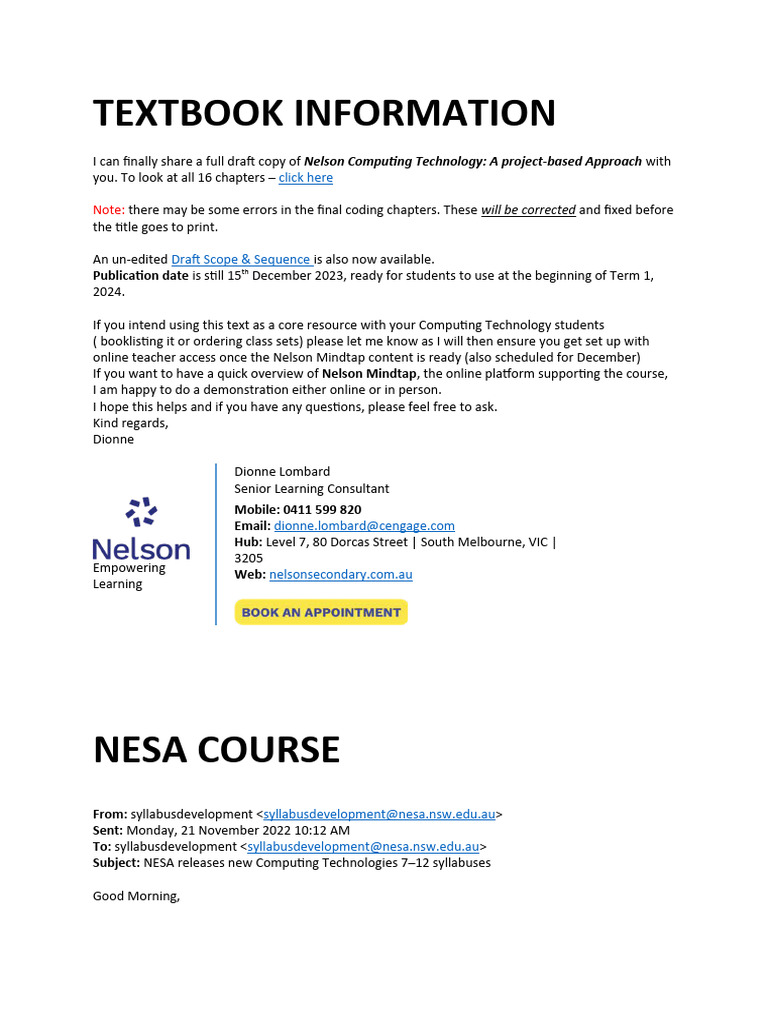 NESA Courses | PDF