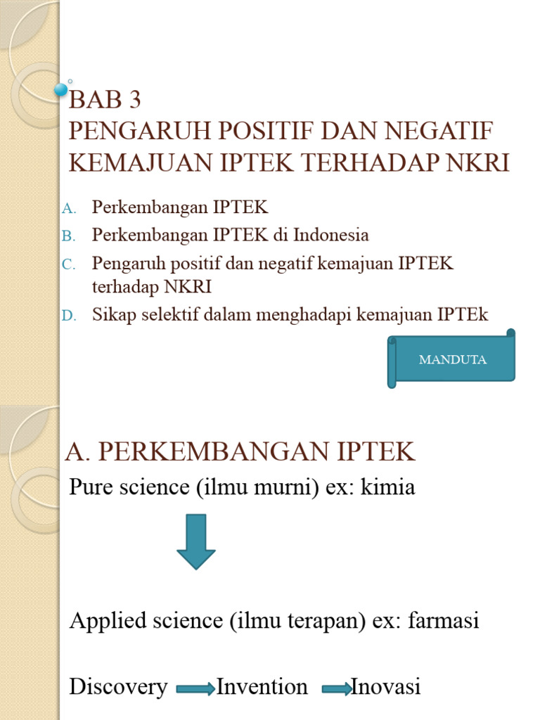 Bab 3 Pengaruh Iptek | PDF