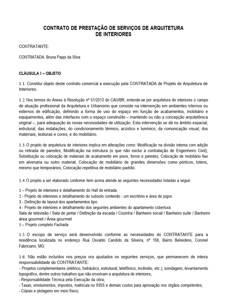 Contrato Modelo | PDF