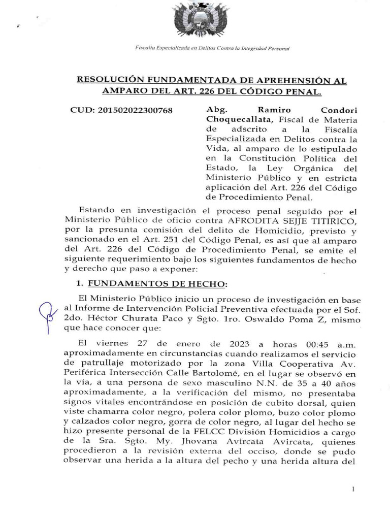 APREHENSION | PDF