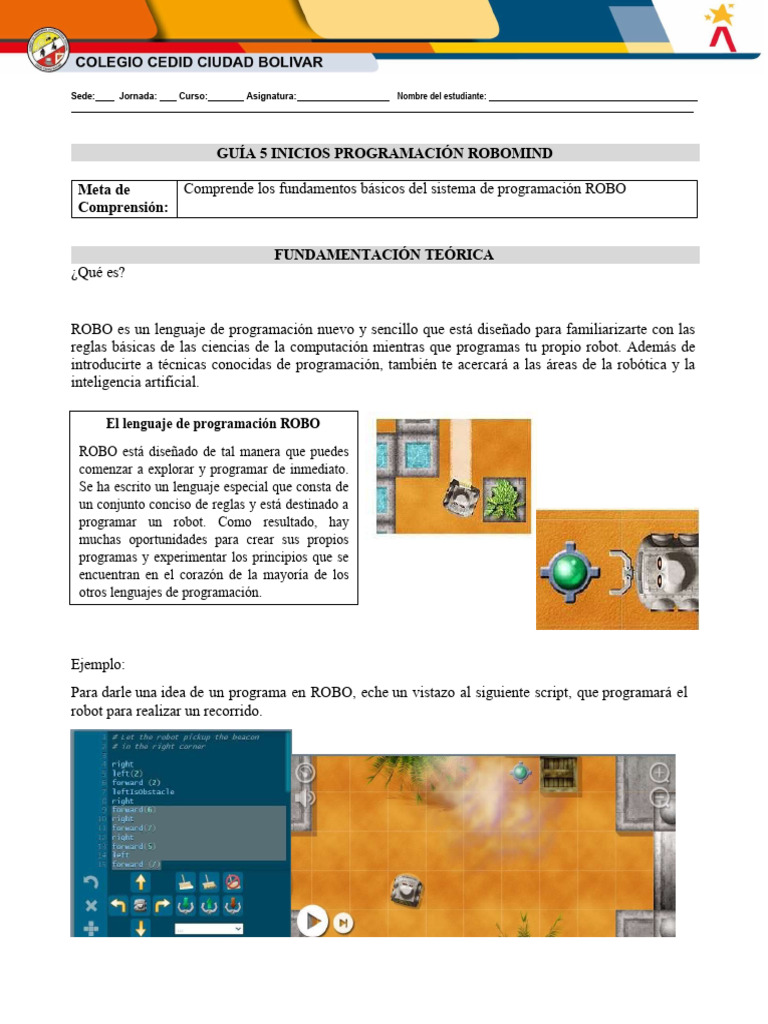 Guia 2 Robomind | PDF