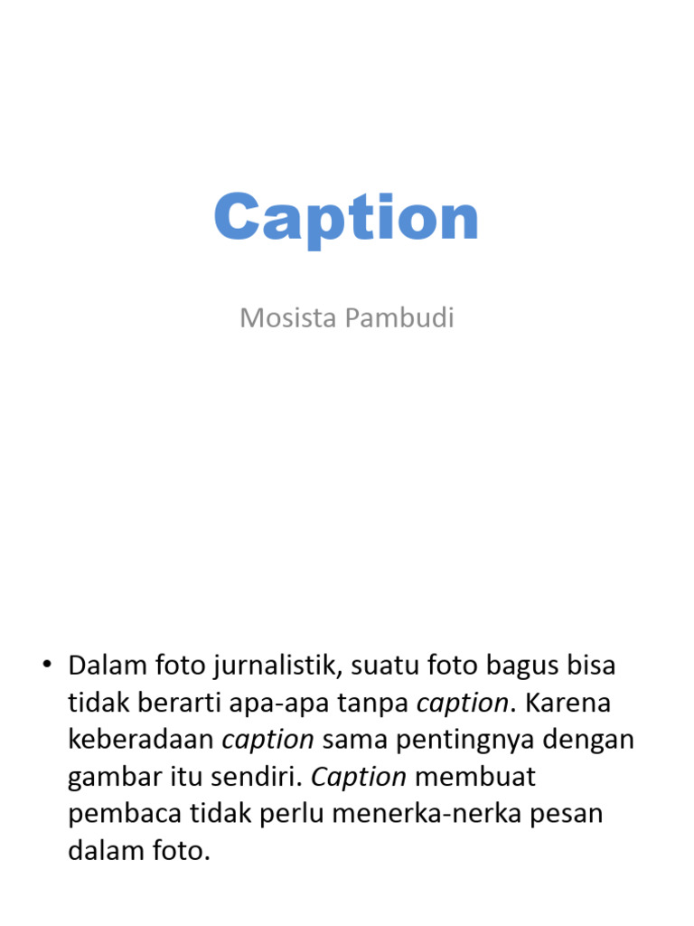 Caption | PDF
