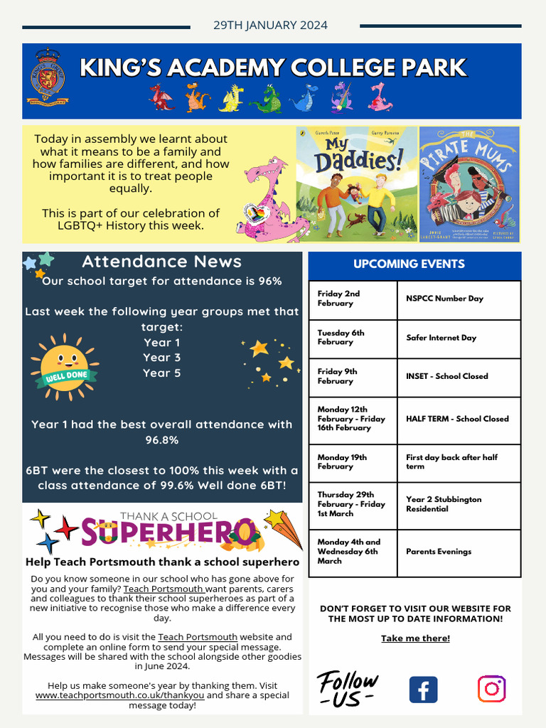 King's Academy Events & Updates | PDF