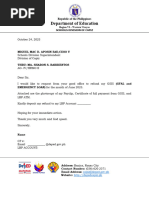 Request Letter For SOA | PDF
