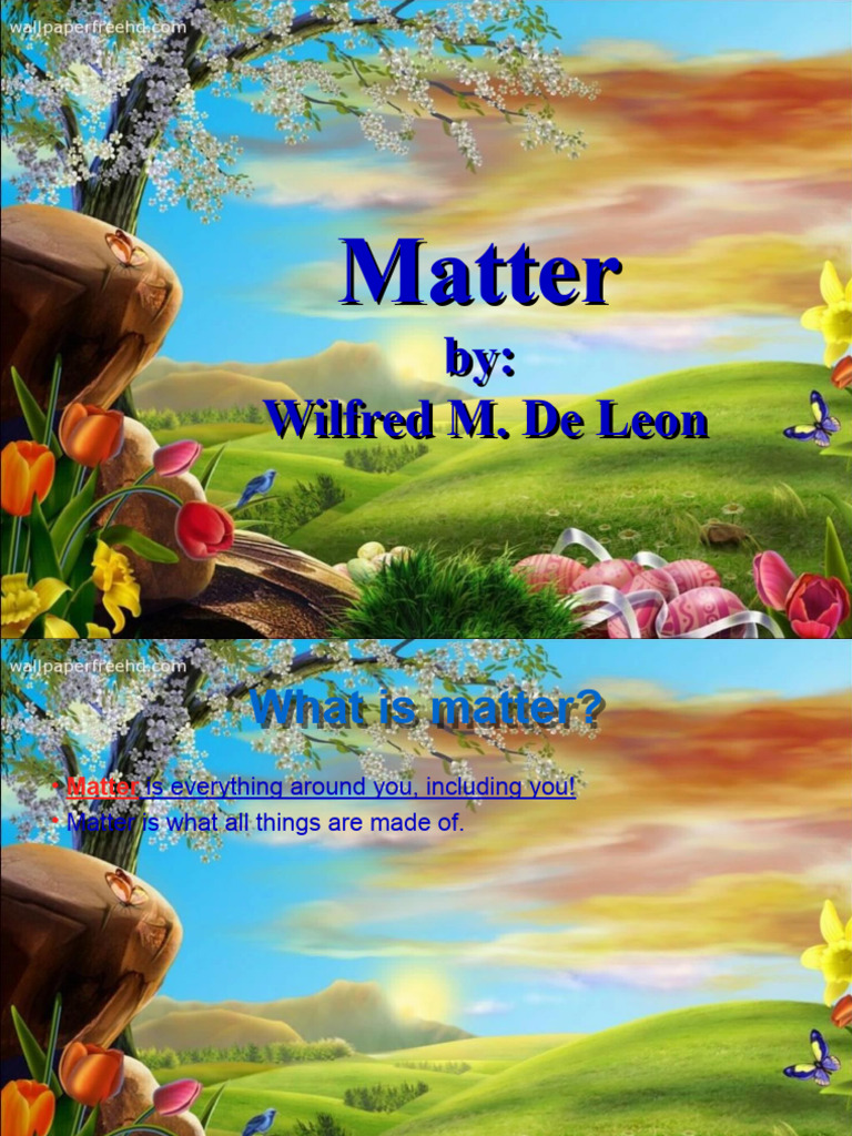 Matter | PDF