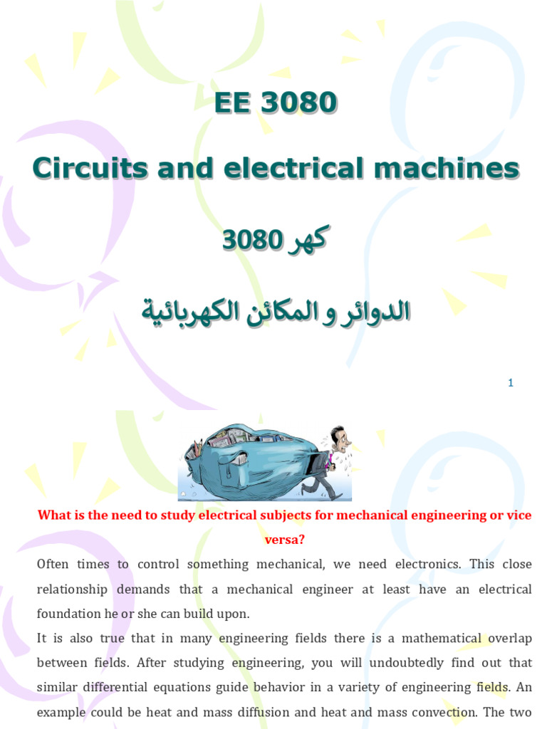 Electrical Circuits & Machines Course | PDF | Electrical Impedance ...