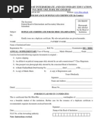 Fbise Application Form Issuance of Duplicate Certificate - New | PDF ...