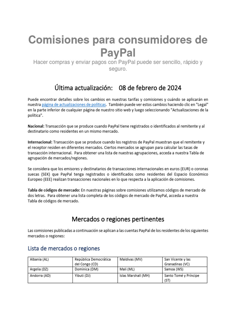 Consumer Fees 020824 | PDF