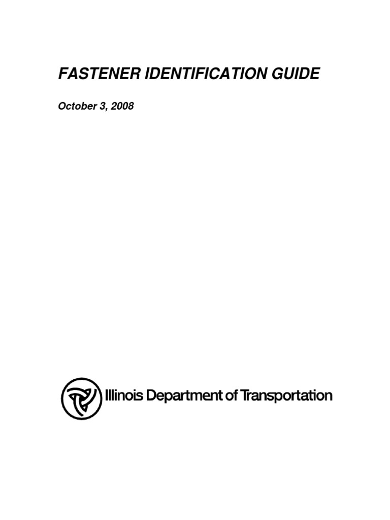 Fastener Identification Guide | PDF | Screw | Building Engineering