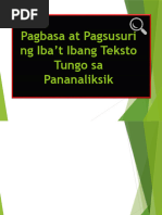 Sample Survey Questionaire (Tagalog) | PDF