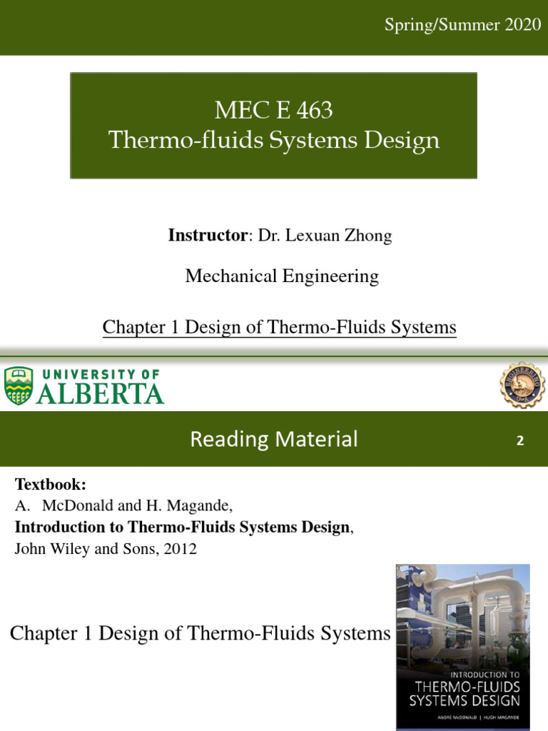 Mec e 463 | PDF | Duct (Flow) | Reynolds Number