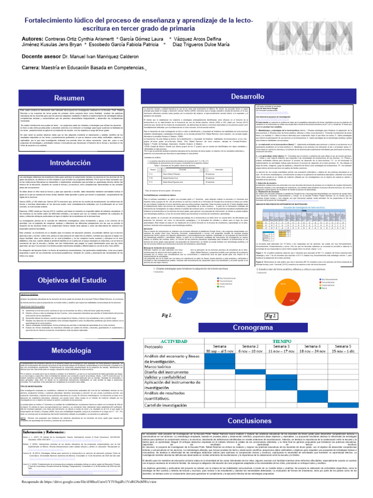 Cartel - E10' 14A | PDF | Enseñando | Aprendizaje