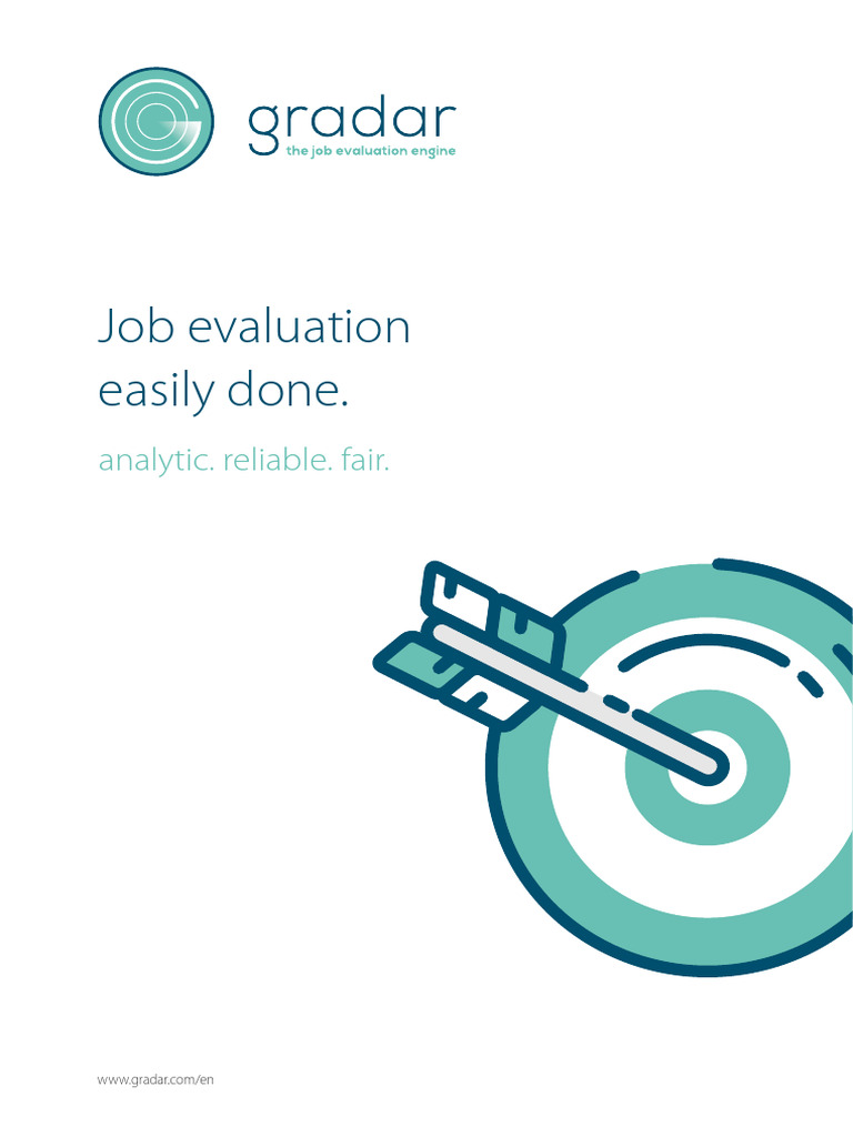 Gradar The Job Evaluation Engine - Job Grading Easily Done | PDF