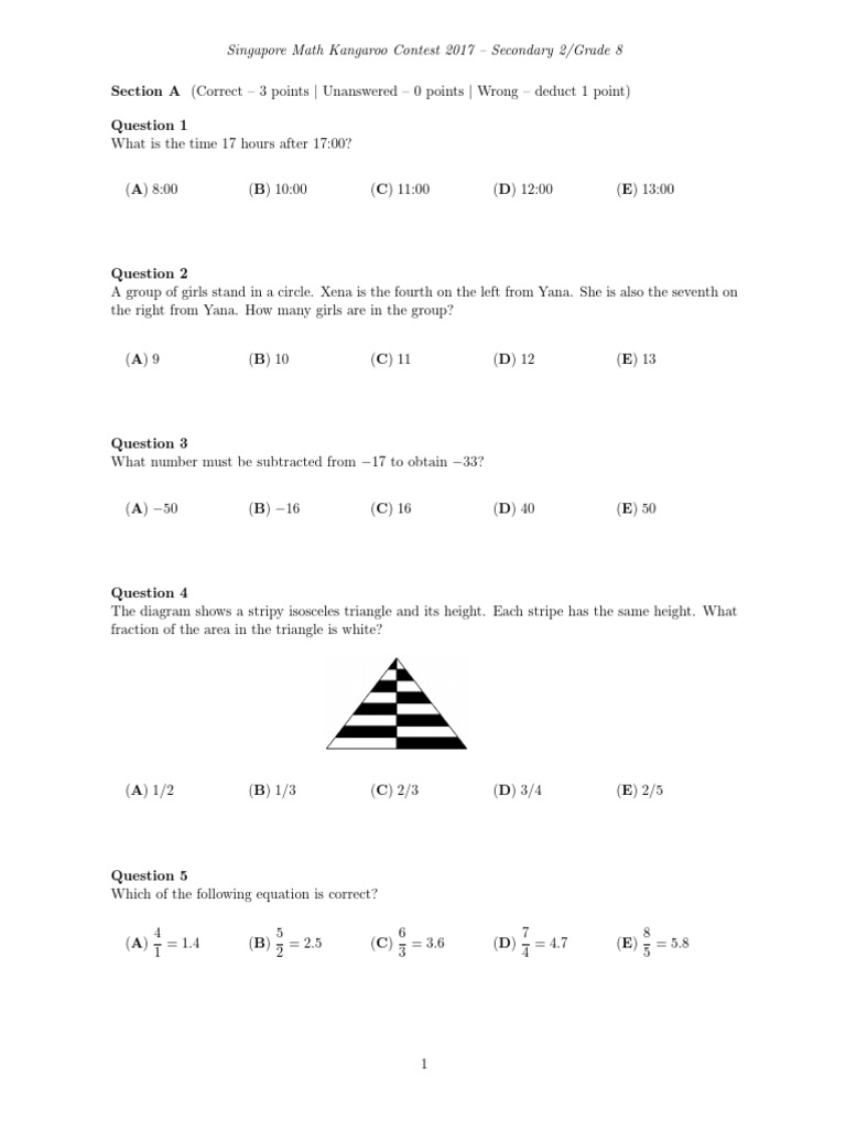 Grade 8 Singapore Math | PDF | Elementary Mathematics | Euclidean Geometry