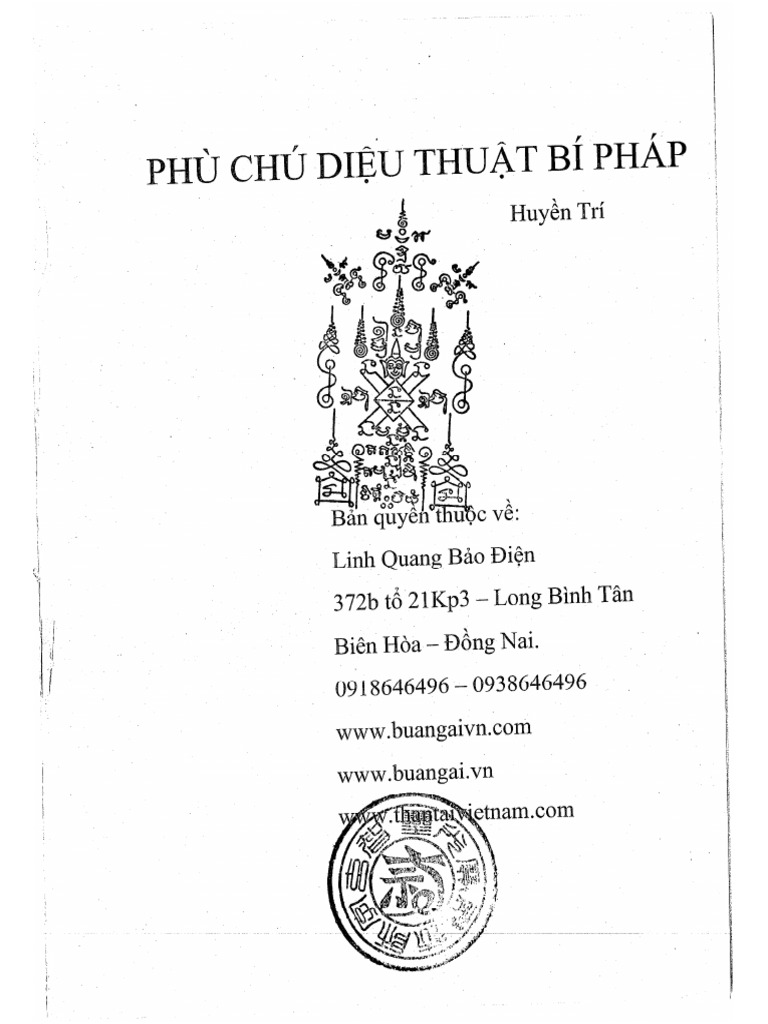 Phu Chu Dieu Thuat Bi Phap Short | PDF