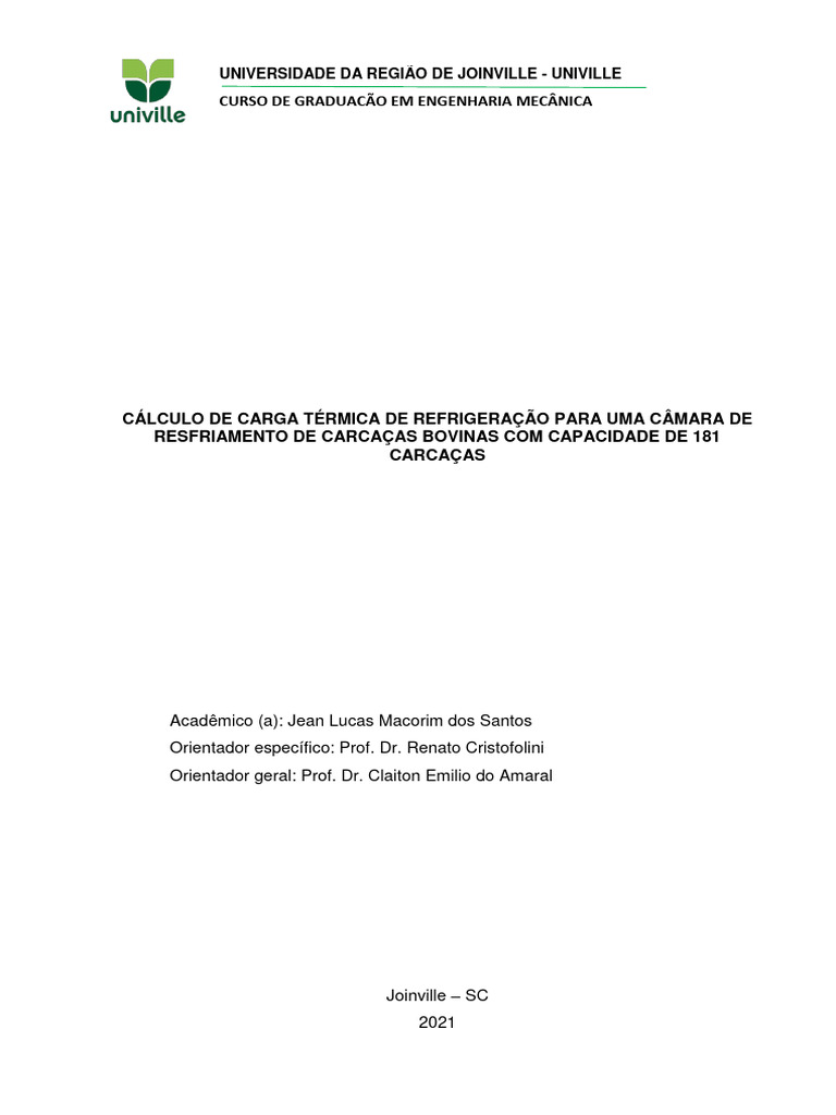 Exemplo de Modelo de TCC | PDF