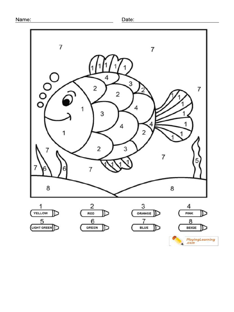 color by number | PDF