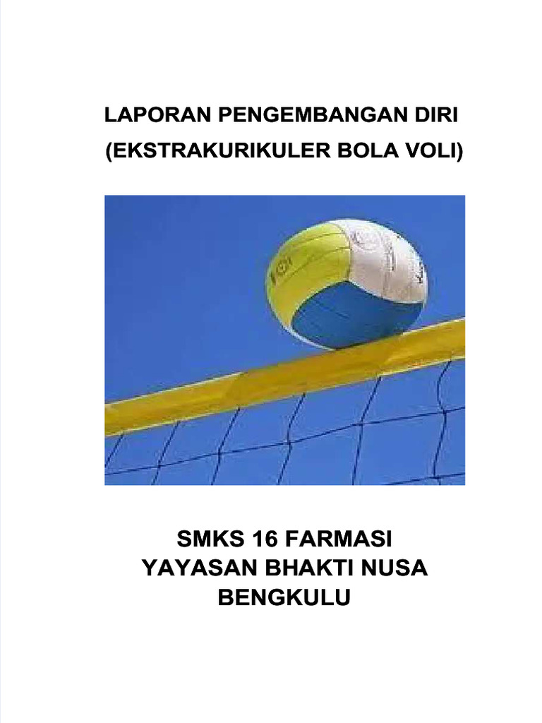 PDF Laporan Pengembangan Diri Eskul Voli - Compress | PDF