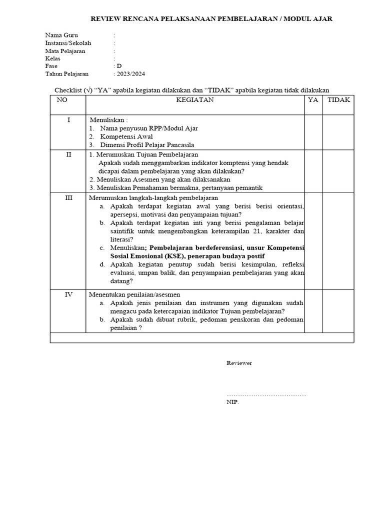Review Modul Ajar N Umpan Balik | PDF
