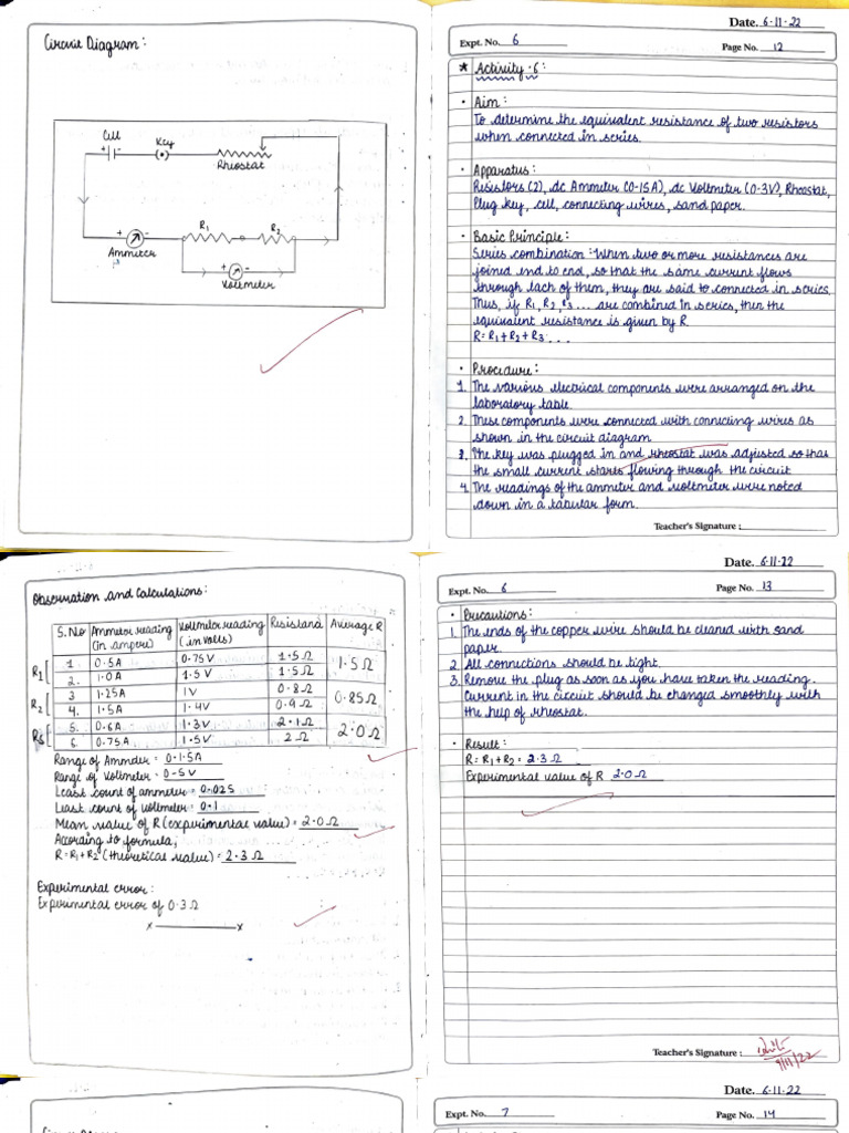 Series Experiment | PDF