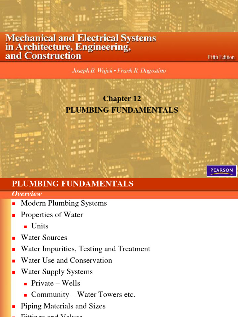 12 Plumbing Fundamentals | PDF | Plumbing | Pipe (Fluid Conveyance)