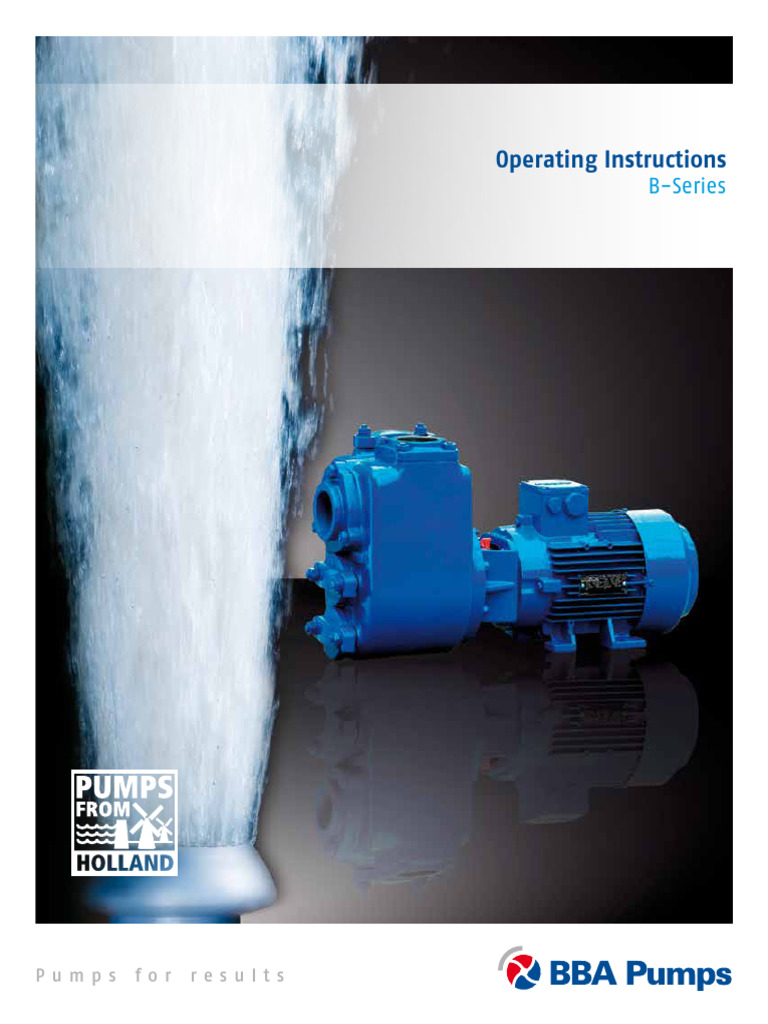 BBA - Pumps - Bseries - BEX Series - Manual | PDF | Pump | Safety