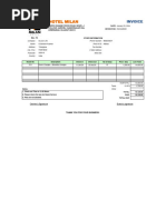 Hotel Bill Format in Word | PDF